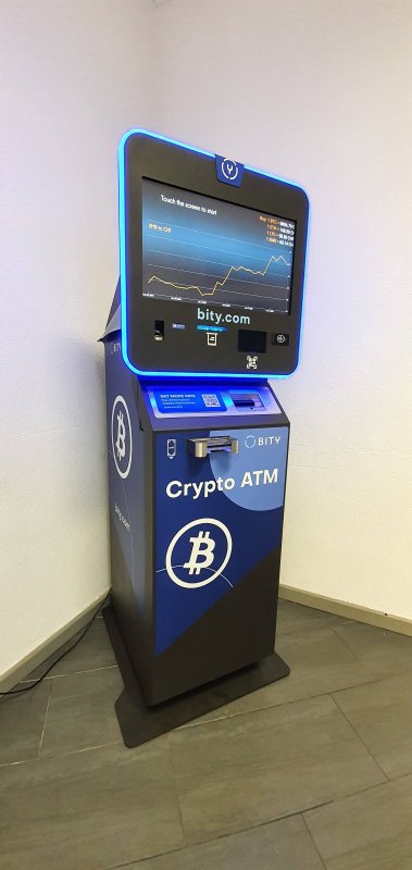 An Bitcoin-Automat Bitcoin kaufen